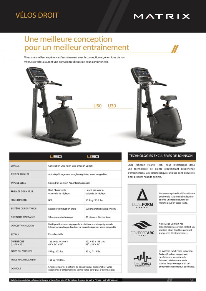 Matrix U50 XR - La Maison du Cardio